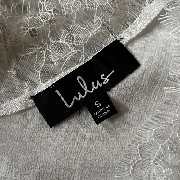 Lulus | Tops | Lulus Womens Forever Flirty White Lace Cami Top In White ...